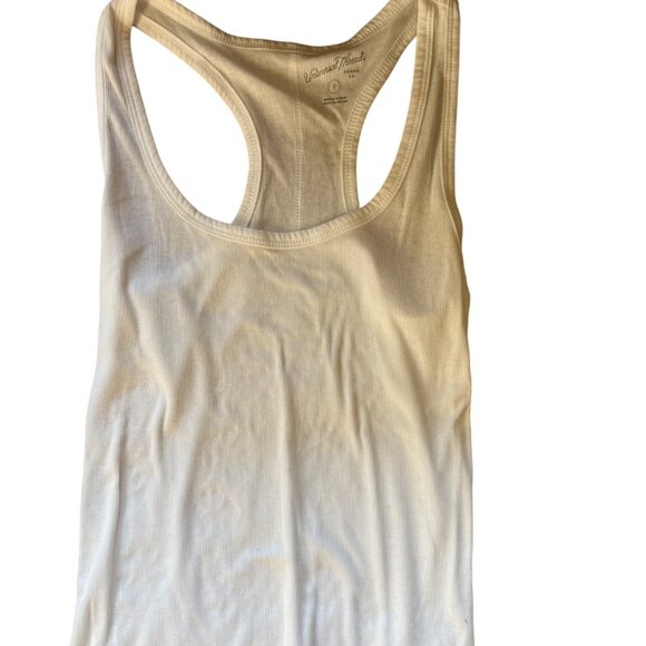 Universal Thread | Tops | Universal Thread White Racer Back Ribbed Tank ...